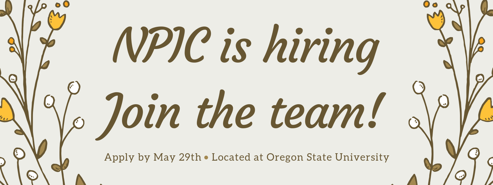 National Pesticide Information Center - Home Page